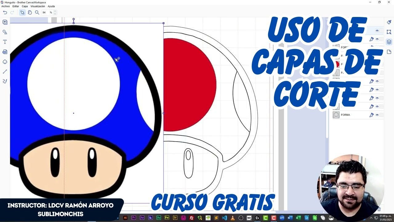 How to Use Window and Layer Functions 💥 FREE Canvas Workspace Course in Spanish 2025 - CLASS 7