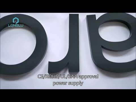 custom made sign board making with acrylic letter for building