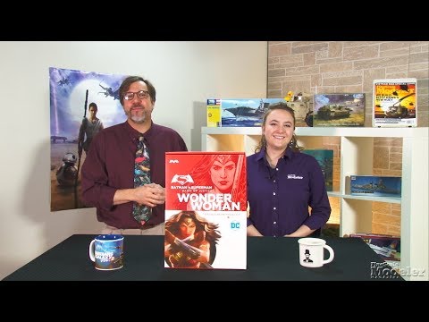 Moebius Wonder Woman, ICM WWI Model T, IBG Scammell Pioneer, Hasegawa Myrt, Green Strawberry details