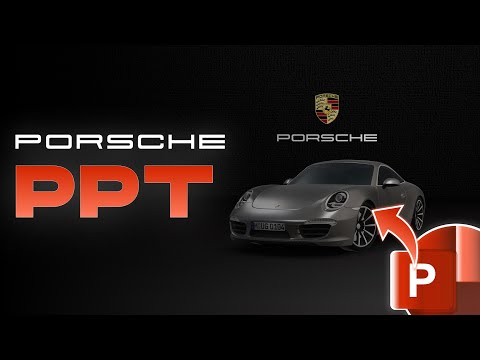 3D PowerPoint Porsche Video from Scratch