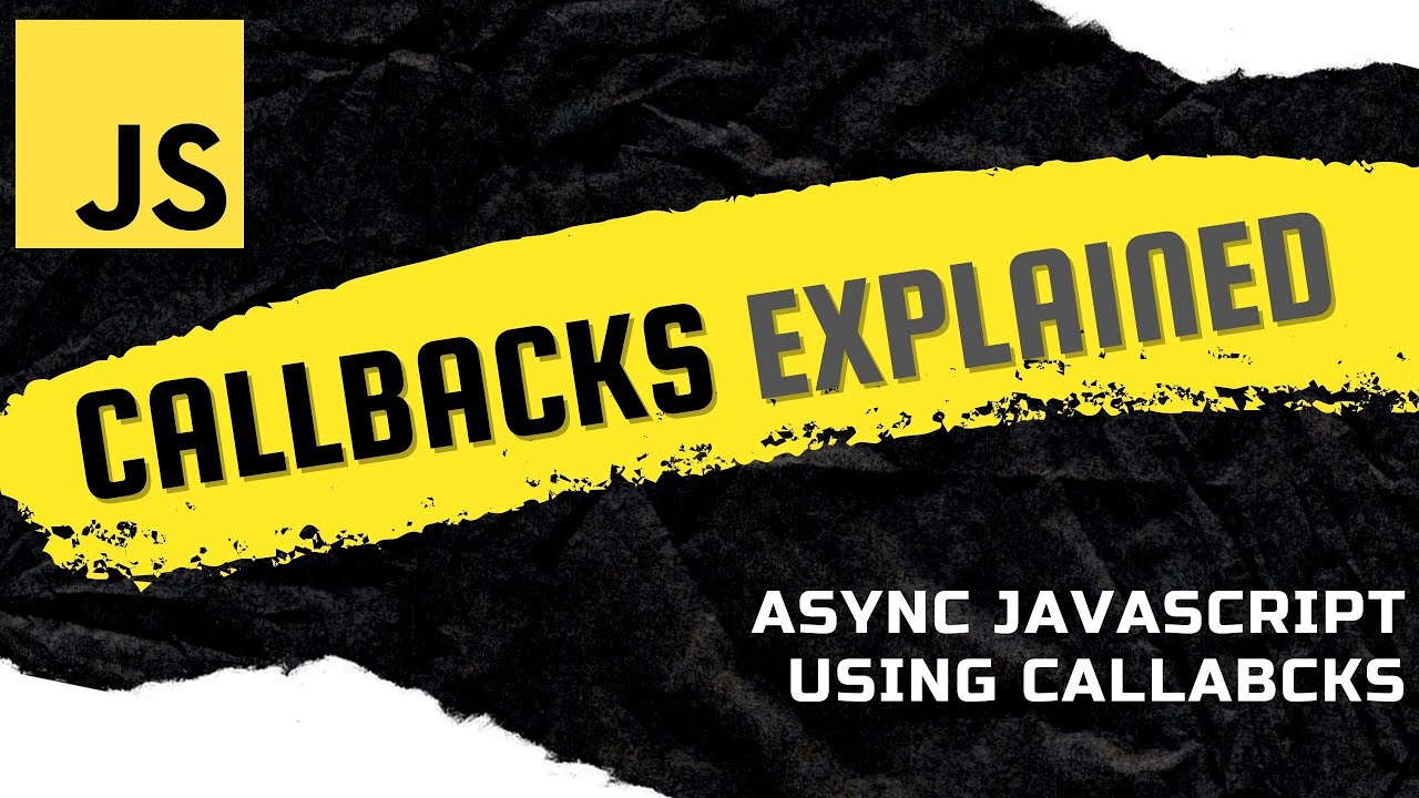 Asynchronous JavaScript using Callback Functions | Create custom async functions with callbacks