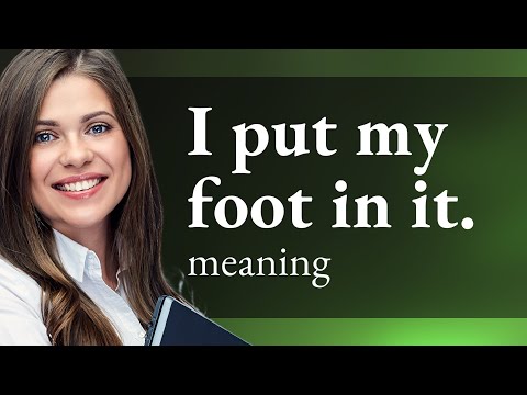 Navigating Social Mishaps: The Meaning of "I Put My Foot in It"