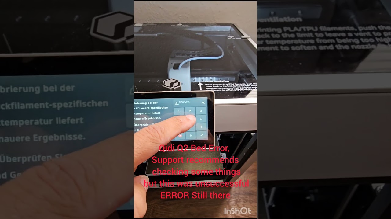 Qidi Q2 Calibration Error FIX!! #3dprinting #qidi #tech #fix #noerror