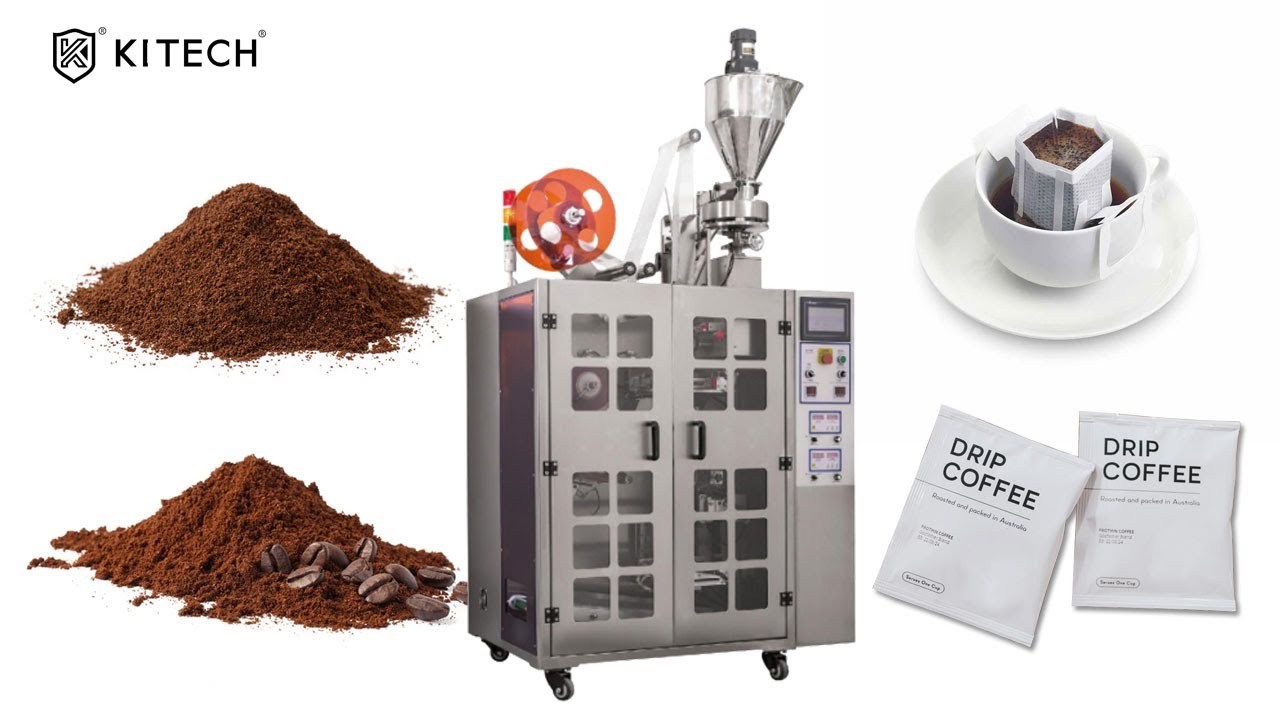 Automatic drip coffee bag packaging machine