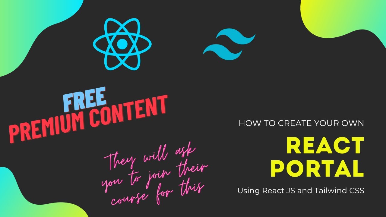 React Portal | React JS + Tailwind CSS | Create Dynamic UI Components