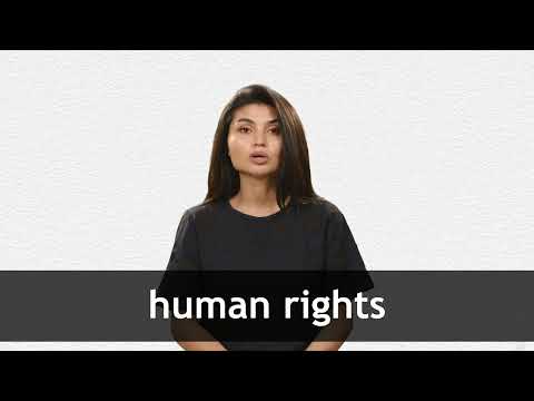 HUMAN RIGHTS definition and meaning | Collins English Dictionary