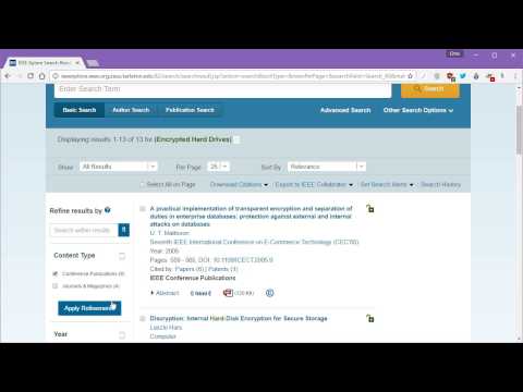 Research Methods: Finding Articles in IEEE Xplore