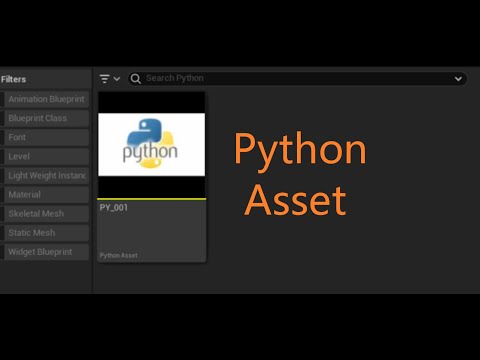 【UE5】Unreal Engine Python Script Aesst Plugin