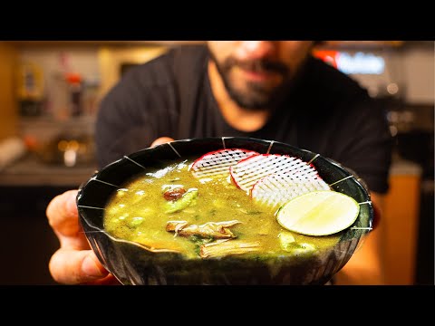 How to Make Pozole Verde Recipe (Puebla Style Pork Stew)