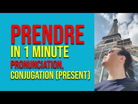 Prendre Conjugation in 1 minute! Bite-sized French Lesson