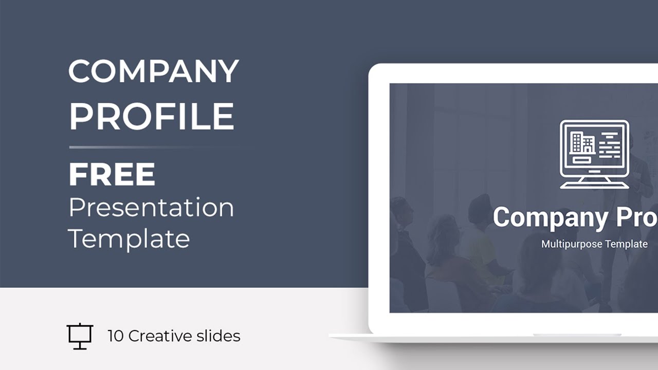 Company Profile Free PowerPoint Template - Nulivo Market