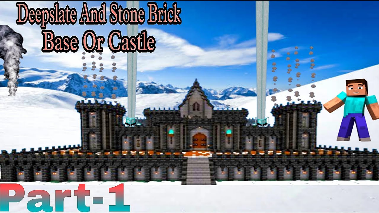 How To Make Deepslate Devil Base and Castle | Minecraft Tutorial Part-1| #video #viral #trending #yt