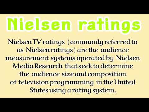 who is Nielsen TV ratings