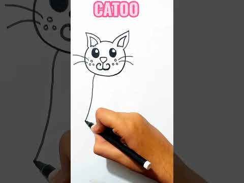 How to draw cat || kitty ||#shorts  ||#viral  ||#youtubeshorts  ||#shortvideo