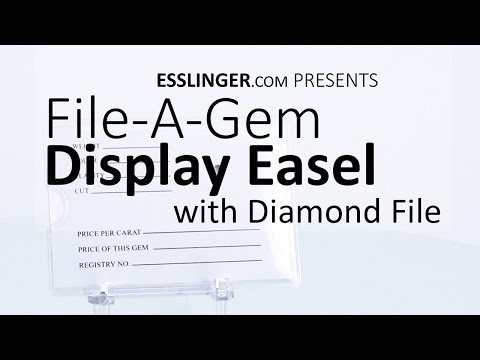 File-A-Gem Display Easel w/ Diamond File