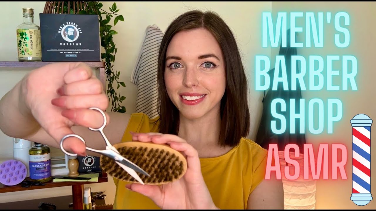 Ultimate Men's Beard Trim - (ASMR) Barbershop Roleplay 💈 Clippers, Scissors ✂