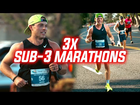Three Sub-3 Hour Marathons in 3 Weeks | OC Marathon 2024