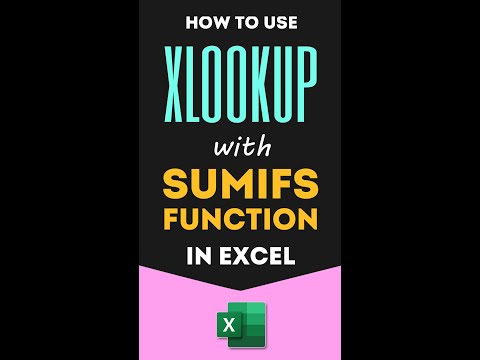 XLOOKUP + SUMIFS: How to Lookup and Sum All Matching Values Based on Multiple Criteria in Excel