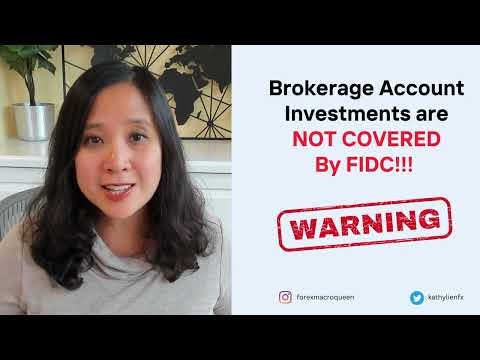 Your Brokerage Accounts are NOT Protected by FDIC