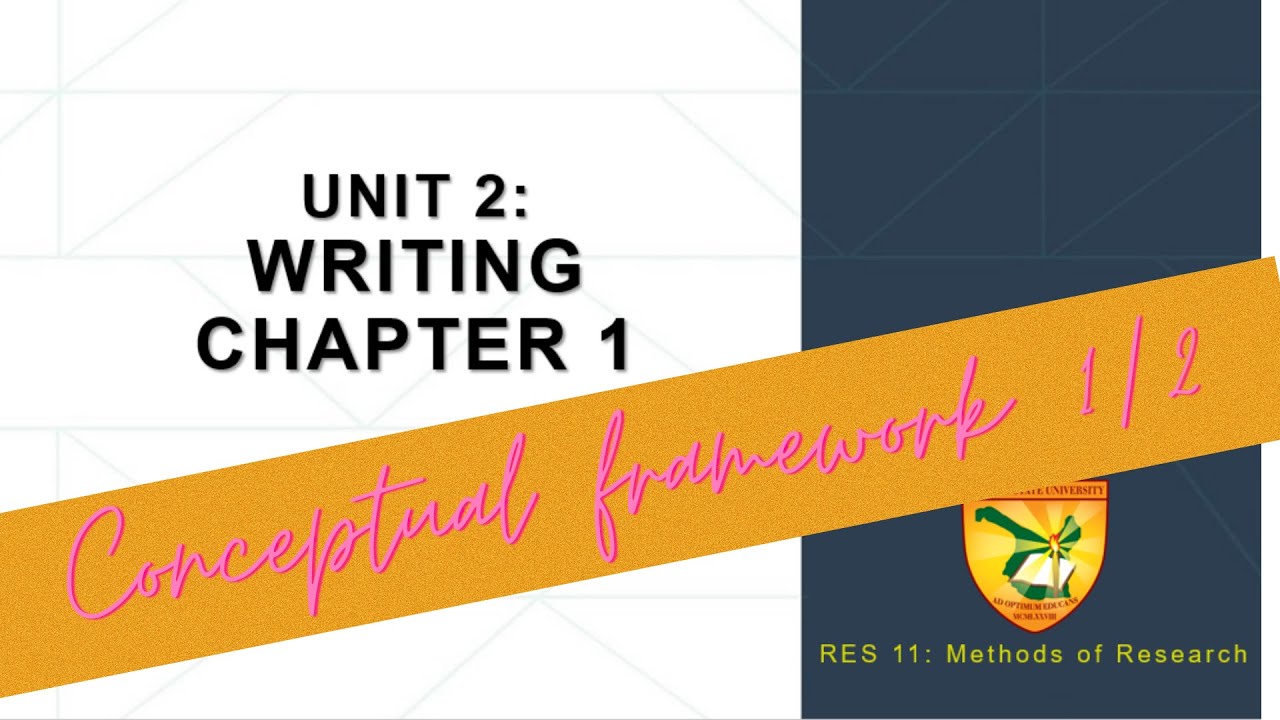 Unit 2.5 Conceptual Framework 1/2