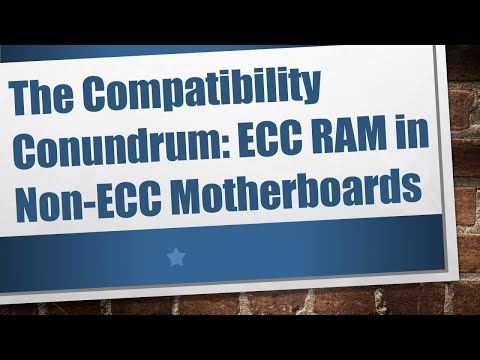 The Compatibility Conundrum: ECC RAM in Non-ECC Motherboards