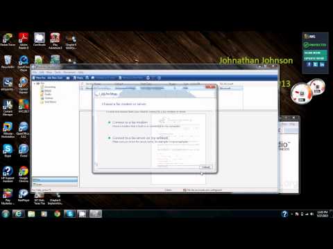 using windows fax and scan
