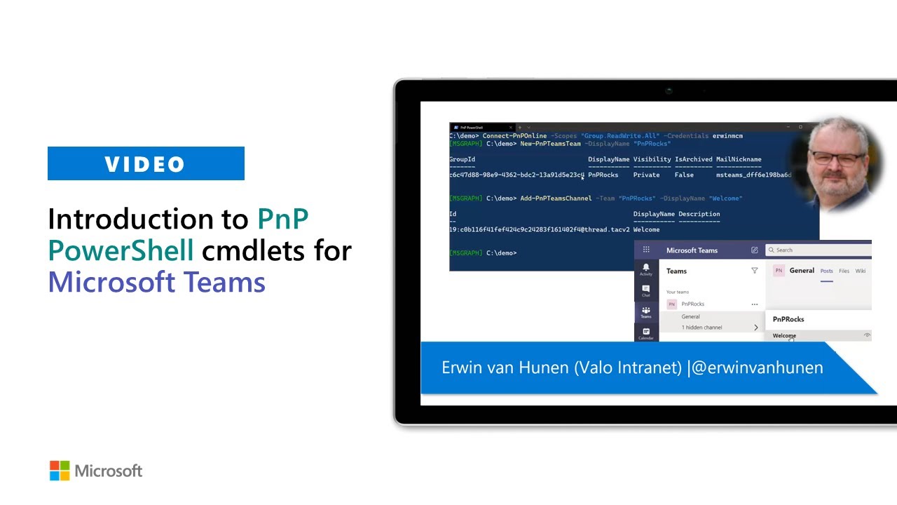 Introduction to PnP PowerShell cmdlets for Microsoft Teams