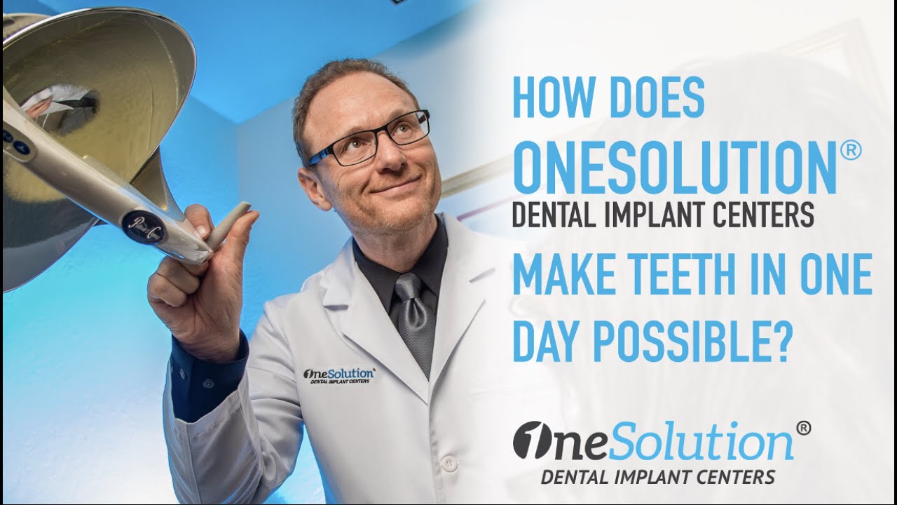 How Does OneSolution® Dental Implant Centers Make Teeth In One Day Possible? - Dr. Eli Friedman