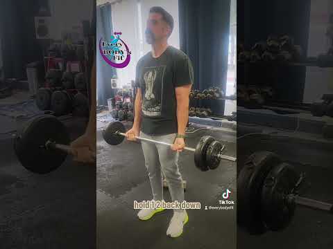 Every BODY's Fit "FIT Clip" 6102 Video: Barbell half biceps peaks workout exercise