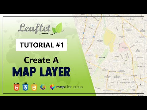 Leaflet JS Tutorial #1 || Create A Map Layer Using Leaflet || Leaflet Series Tutorials.