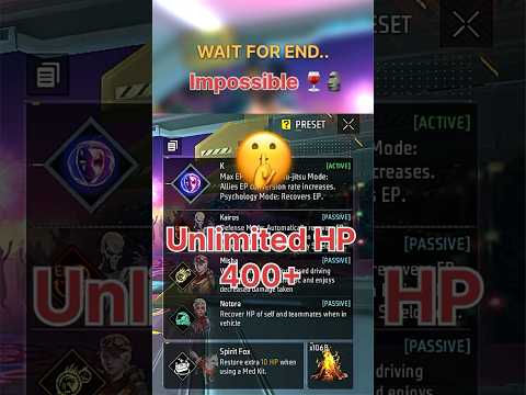 Unlimited HP: Character Combos for Surviving the Zone in Free Fire #freefire
