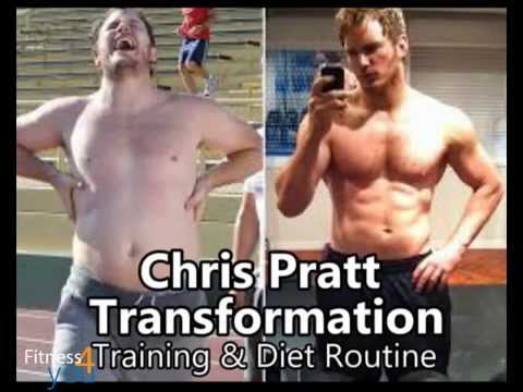 Chris Pratt Transformation Training and diet routine 60lb weight loss for Guardians of Galaxy