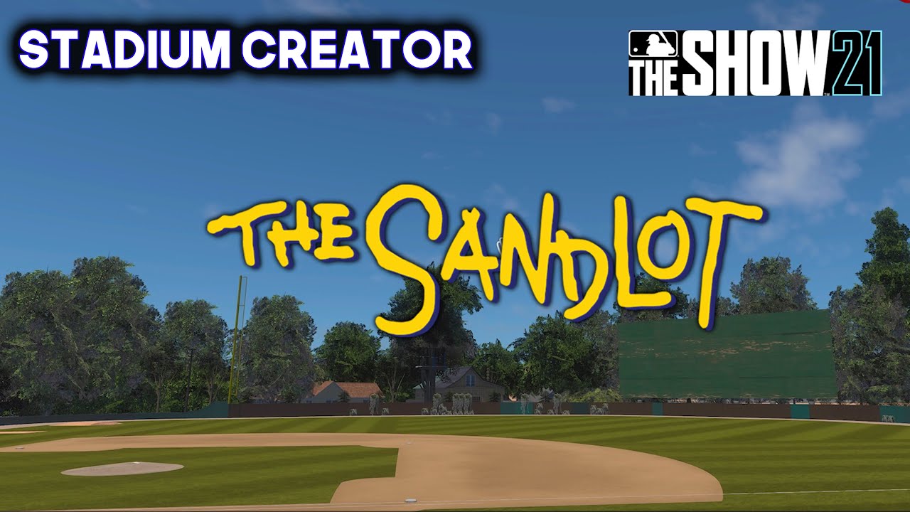 I Built the Sandlot in MLB the Show 21 - Stadium Creator