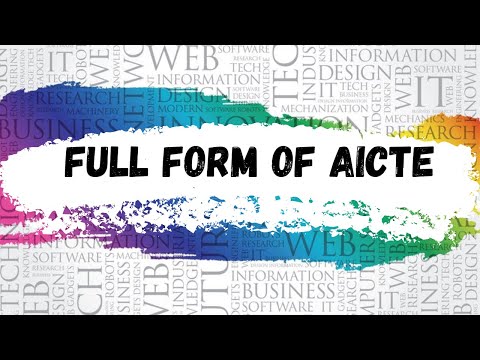 AICTE full name || full form of aicte || AICTE ka pura naam kya hai