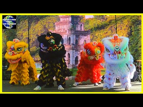 LION DANCE at the Vietnamese Lunar New Year Celebration | Tet Festival