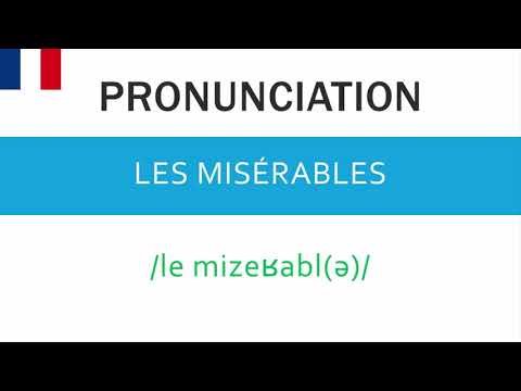 How to pronounce Les Misérables- Speak Right