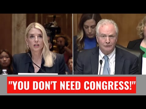🔥PAM BONDI DESTROYS SENATOR VAN HOLLEN Over ATF–DEA Merger!