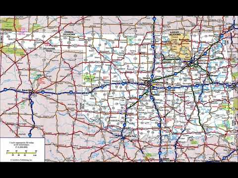 map of Oklahoma