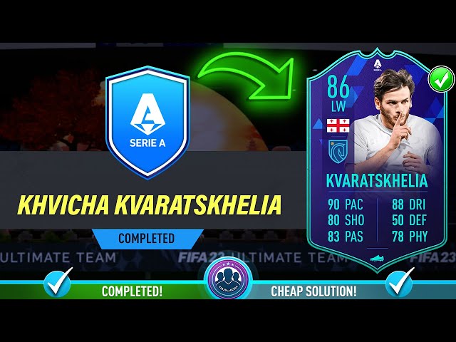 Fifa 23 Serie A Potm Kvaratskhelia Sbc How To Complete Expected Costs
