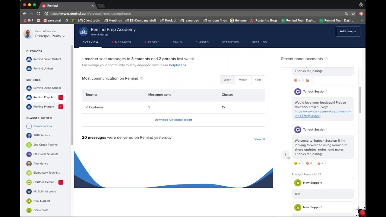 Getting started with a Remind plan v1