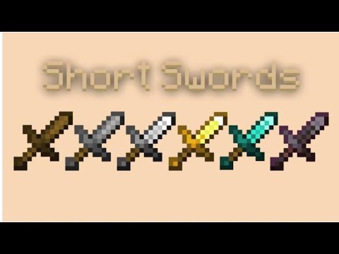 Short Swords for Mcpe! || Minecraft short Swords texture pack
