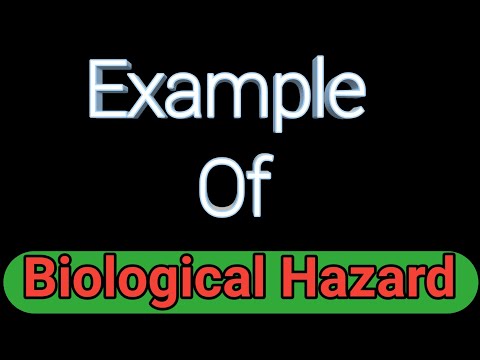 Example of Biological hazard #Biologicalhazard #shorts #firesafety