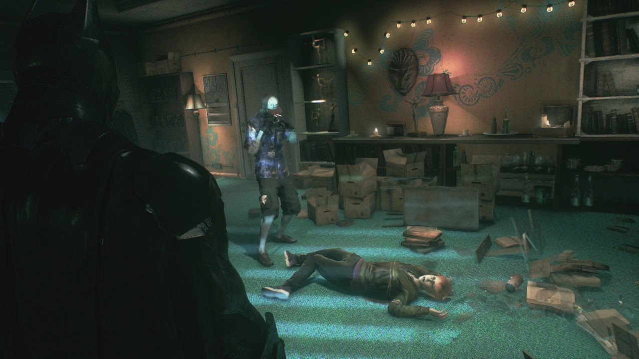 Batman Arkham Knight The Joker Paralyzes Batgirl Gorden The Killing Joke Scene
