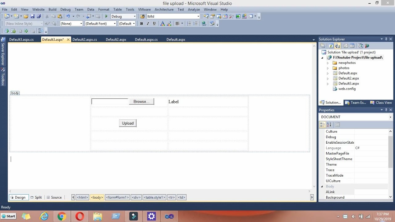 File Upload control in Asp.Net | C#.Net