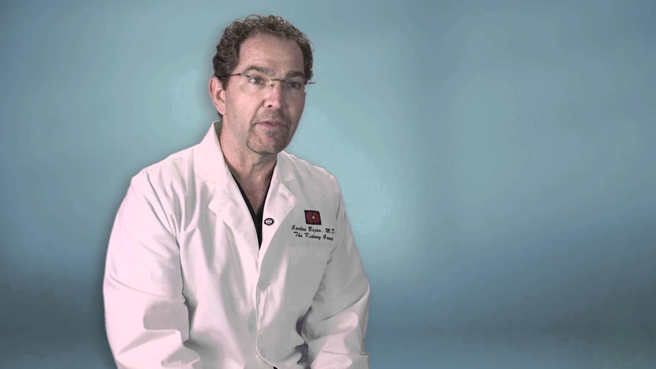 Dr. Carlos Bejar of The Kidney Group