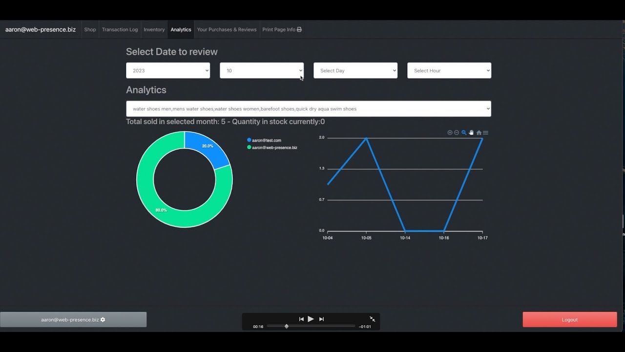 E-commerce web app React, Node, MySQl tutorial