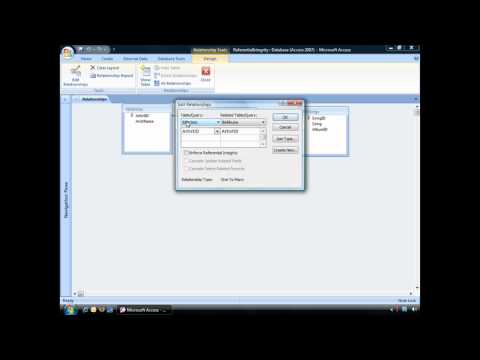 Enforcing Referential Integrity in Microsoft Access