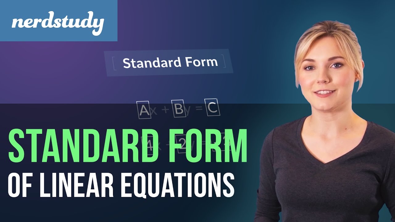 Standard Form of Linear Equations - Nerdstudy