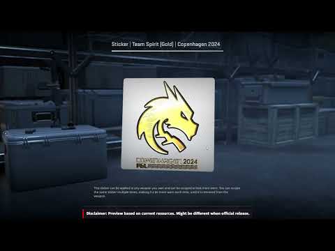 Counter Strike 2 PGL Major Copenhagen 2024 Team Stickers Preview