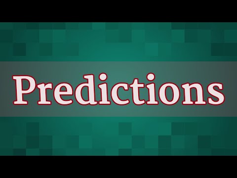 PREDICTIONS pronunciation • How to pronounce PREDICTIONS